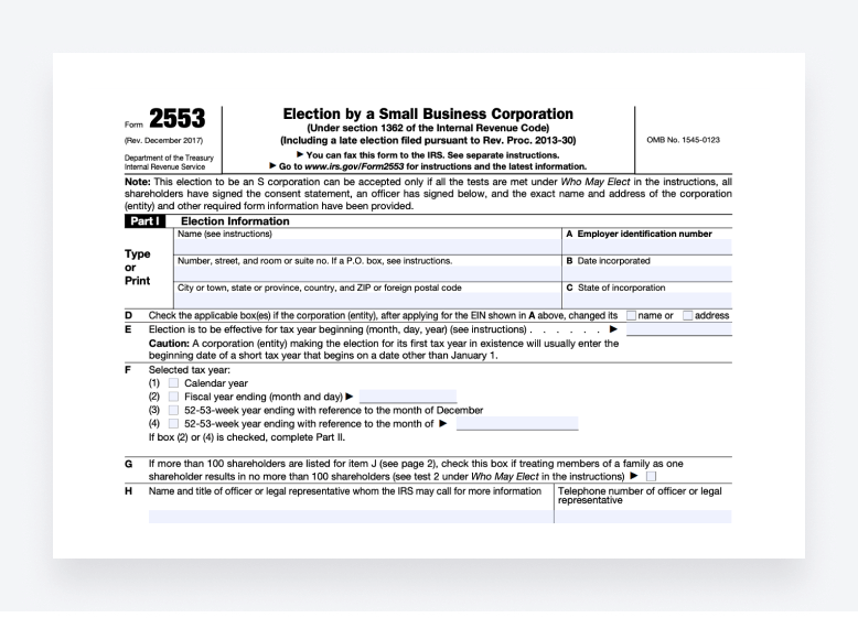 Form 2553: step-by-step instructions to obtain S corporation status - Blog