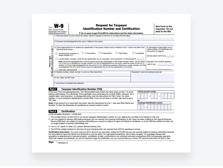 What is a tax form W-9? Explore its purpose and when it is used in our ...