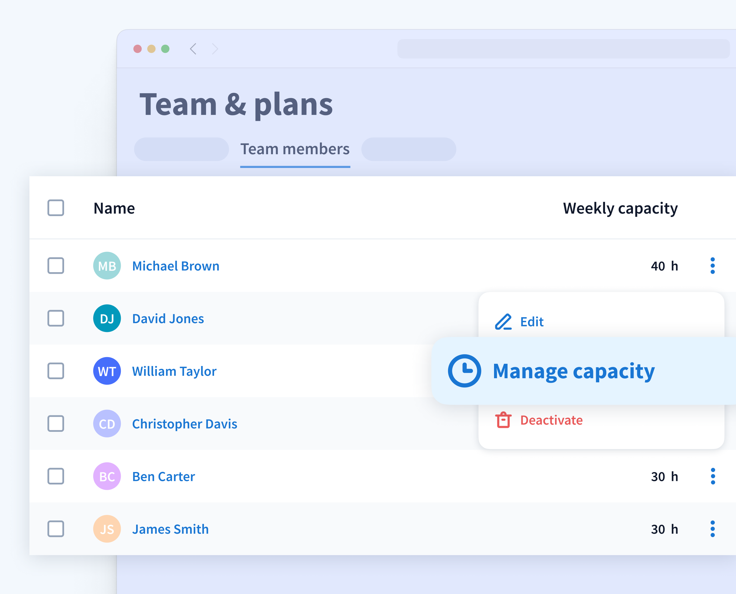 New: Activity feed and Team capacity — track all activity across your ...