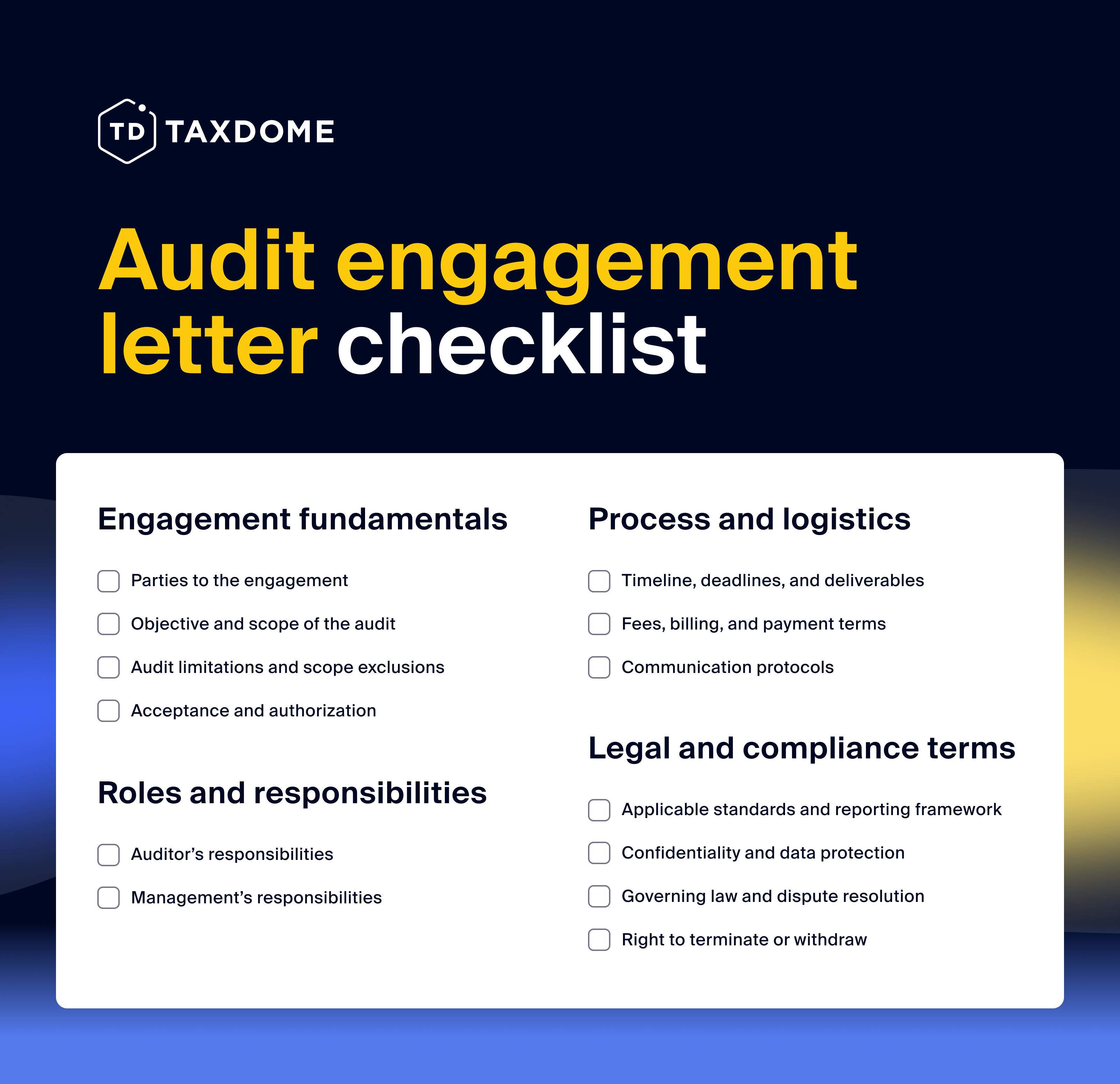 Audit engagement letter: key components, best practices, and a free ...